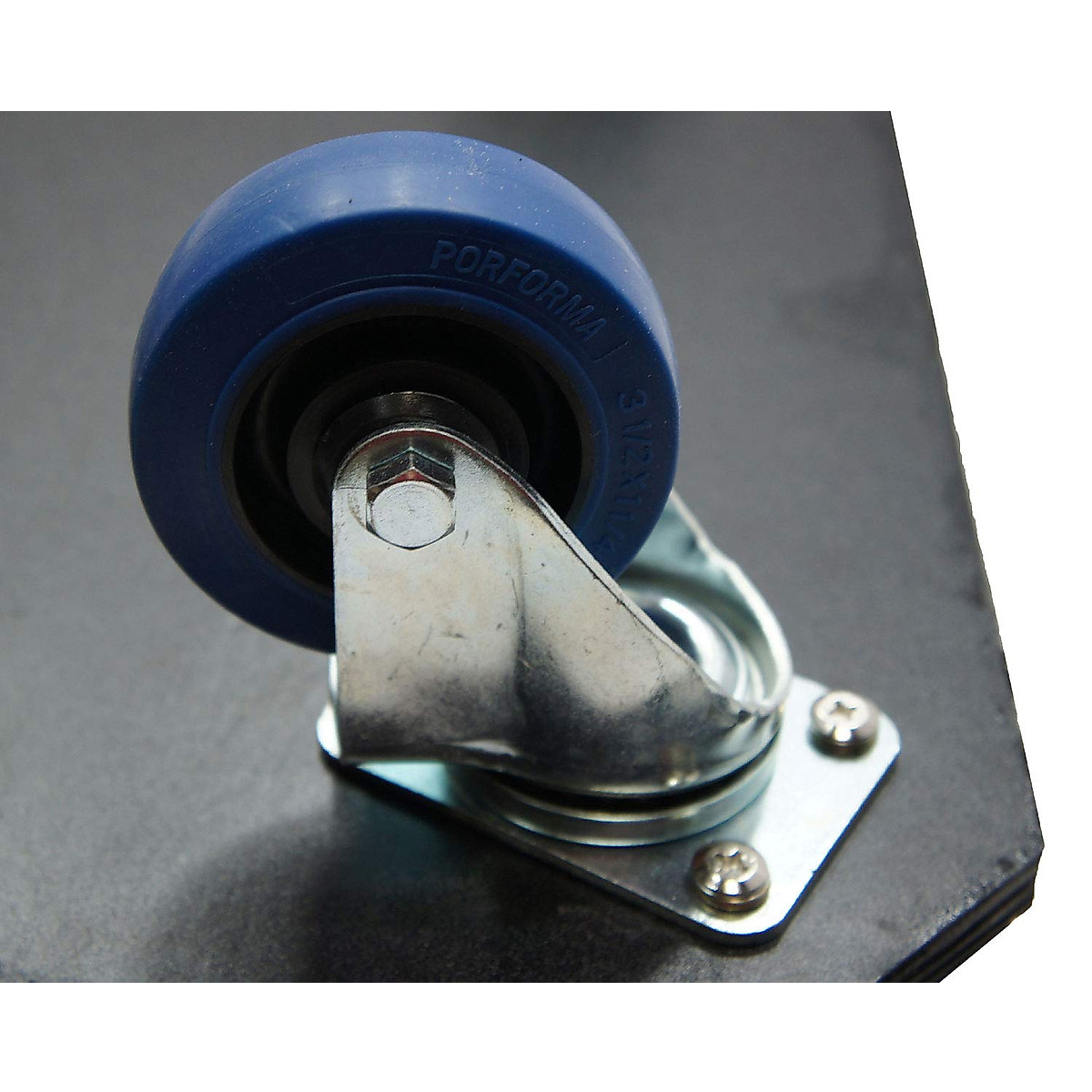 Harmony Audio Case HCWAD Dolly Road Gear Transport Plate with 3.5" Wheels & Brakes