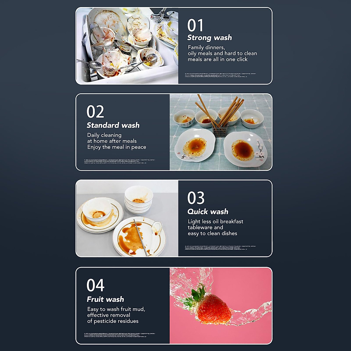 Portable Dishwasher Countertop, Mini Dishwasher with 6L Built in Water Tank,360° Dual Spray,Automatic Leak Proof for Small Apartments Dorms Offices RV 800W(US Plug)