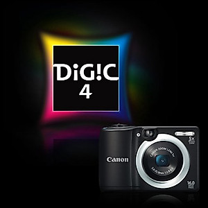 Canon PowerShot A1400 16.0 MP Digital Camera with 5x Digital Image Stabilized Zoom 28mm Wide-Angle Lens and 720p HD Video Recording (Black) (OLD MODEL)