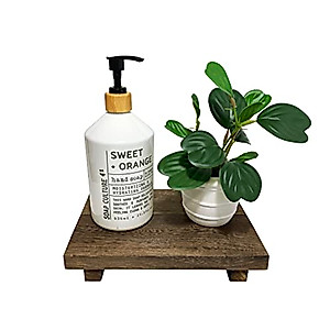 Laual Designs Bathroom Decor, Wood Soap Tray, Plant Stand, Wood Riser, Farmhouse Decor, Decorative Tray, Kitchen Decor, Rustic Home Decor
