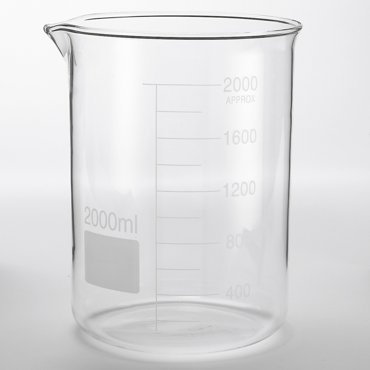 American Metalcraft GBE64 Chemistry Beaker, Glass, 64 oz. Capacity, 5-1/4" Diameter, 7-1/2" Height