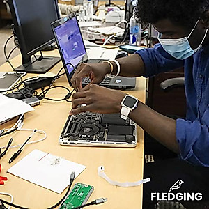 Fledging 2TB Turbo Feather M13 PCIe NVMe Gen 3.0x4 SSD Upgrade –DIY kit & OS Included– Compatible with Apple MacBook Air (2013-2015) & Pro (2013-2016), Mac Mini (2013) & Pro (2014), iMac (2013-2019)