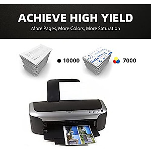 KAMOINC Ink Compatible Ink Cartridge Replacement for HP 972XL 972(4 Pack Combo) to use with PageWide Pro 477dw 577dw 452dw 477dn 452dn 577z 552dw P55250dw Printers (1Black & 1Cyan 1Magenta1Yellow)