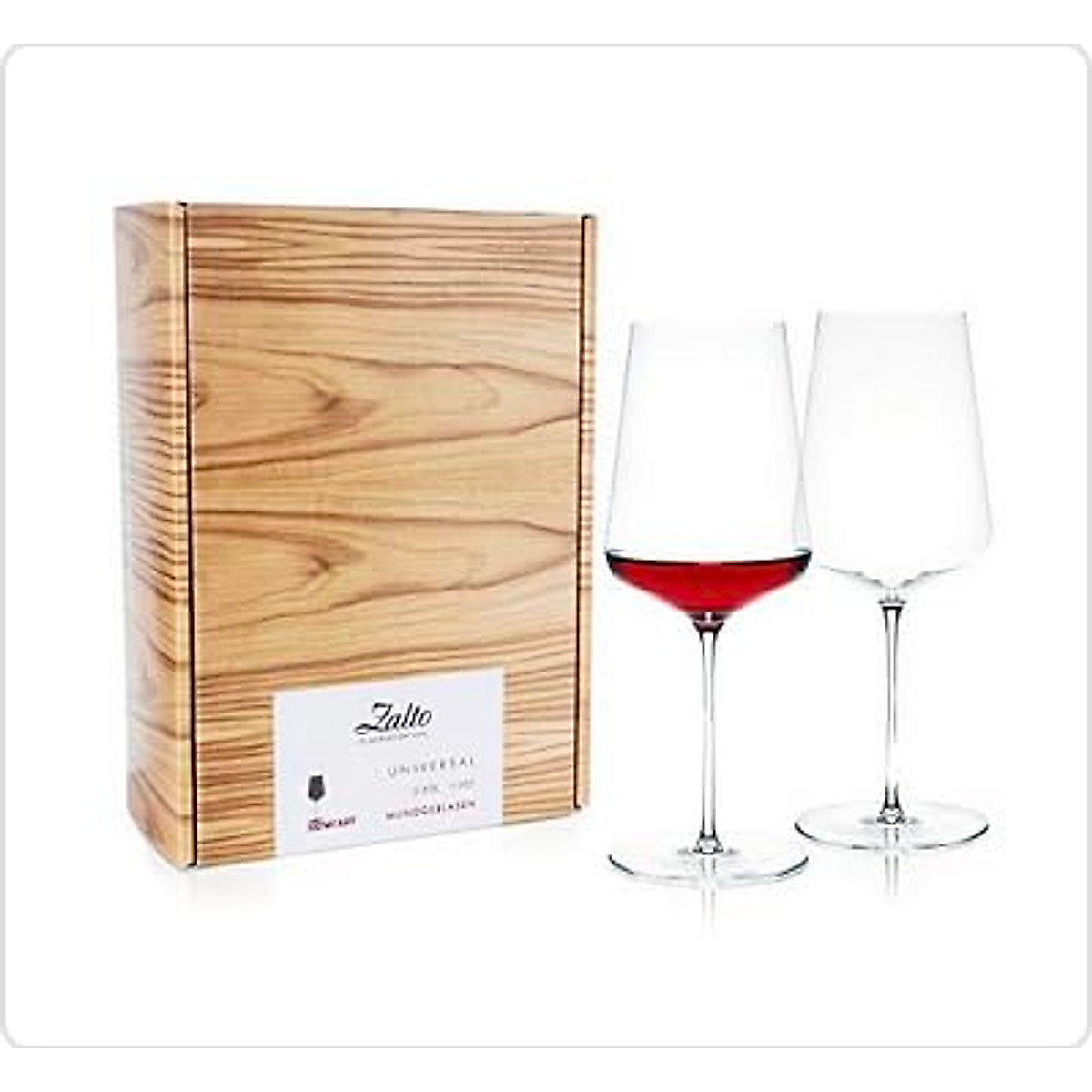 Zalto Denk'Art Universal Hand-Blown Crystal Wine Glasses | Set of 2 Glasses