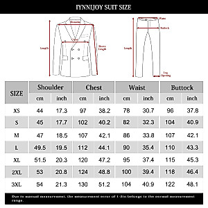 Iynnijoy Mens Plaid Suit Double Breasted Slim Fit 2-Piece Formal Jacket Tux Pants for Prom Wedding Party Brown