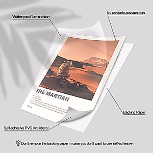 HK Studio Movie Posters for Room Aesthetic Dorm - Polaroid Film Downtown Girl Room Decor 3" x 5" Pack 48