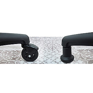 10pcs Chair Glides to Replace Casters, 6cm Height Office Chairs Stationery Office Replacement Chair Without Wheels and High Bell Glides