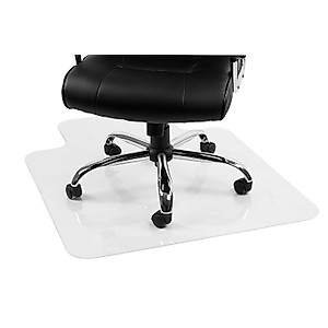 Mount-It! Office Chair Mat for Hardwood Floor, Clear Computer Chair Floor Protector, Use in Home or Office on Wood, Tile, Linoleum, Vinyl, or Carpet, 47" x 35.5" (MI-7818A)