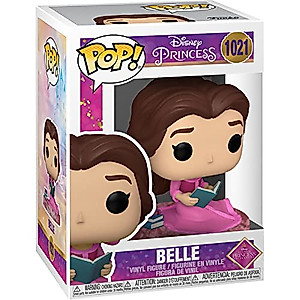 POP Disney: Ultimate Princess - Belle Funko Vinyl Figure (Bundled with Compatible Box Protector Case), Multicolor, 3.75 inches