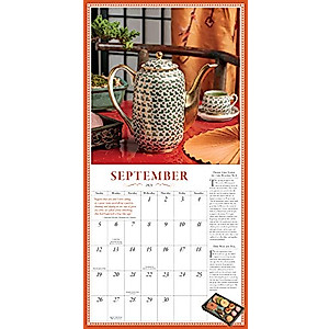 Collectible Teapot & Tea Wall Calendar 2021