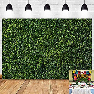 3D Green Leaves Photography Backdrops Spring Nature Outdoorsy Newborn Baby Shower Backdrop Wall Art Wedding Birthday Party Decoration Photo Background Studio Props Cake Table Booth 7x5ft