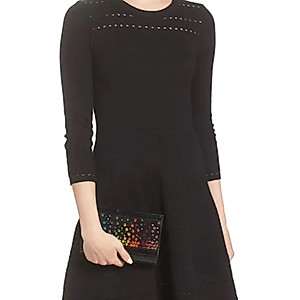 Kurt Geiger London Party Envelope Crystals Black One Size