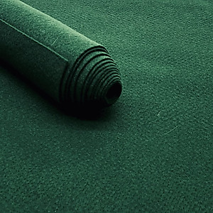 Acrylic Felt Fabric Pre Cuts, 2 Yards, 72 by 72 inches in Length by Ice Fabrics - Hunter Green