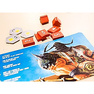 Renegade Game Studios Explorers of The North Sea Board Game, Ages 12+, 1-4 players, Viking strategy board game, Part of the North Sea Trilogy