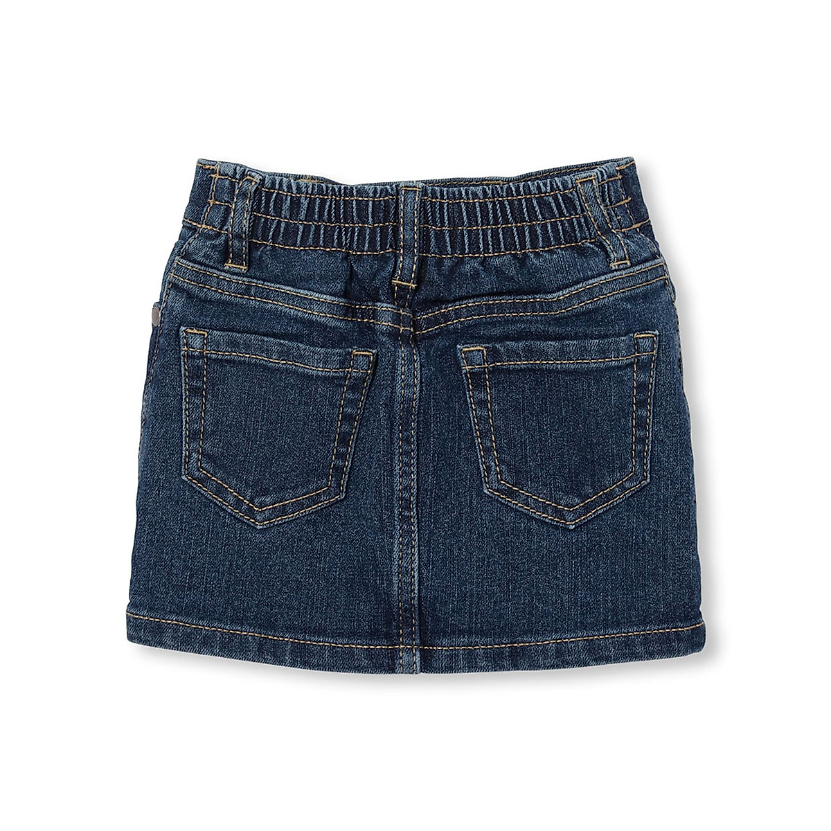 The Children's Place baby girls Toddler Denim Skort Skirt, China Blue, 5T US