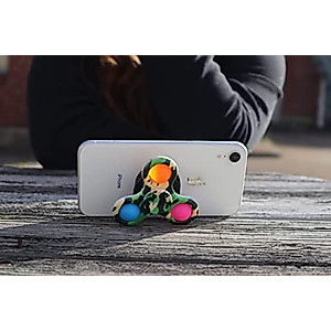 Pop Fidgit Spinner Phone Stand Holders, 360°Rotation Spinner Phone Grip Holder Fidget Toy Pop Phone Ring for Kids, Teens, Adults for iPhone/iPad/Smartphones/Tablets
