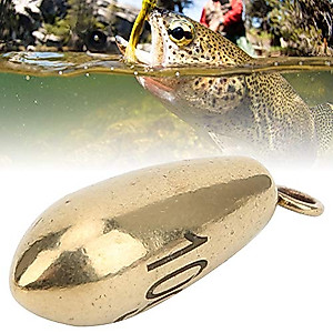 nwejron Fishing Sinkers Set, Alloy Copper Fishing Weights Fishing Sinkers Accessories Kit for Fishing Lovers for Fishing Tool(10g)