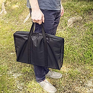 Pleasant Hearth OFW116FR Deer Mountain Folding fire Ring, Black