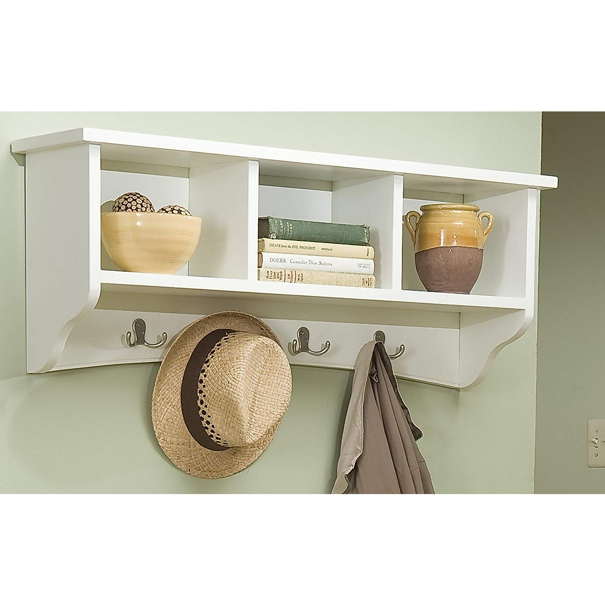 Alaterre Shaker Cottage Coat-Racks, FURNITURE, Ivory