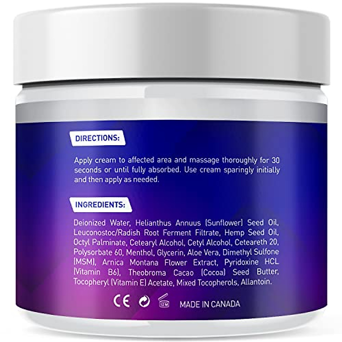 Pharmapulse Neuropathy Nerve Relief Cream – Maximum Strength Cream for Feet, Hands, Legs, Toes Includes Arnica, Vitamin B6, Aloe Vera, MSM - Scientifically Developed for Effective Relief 2oz