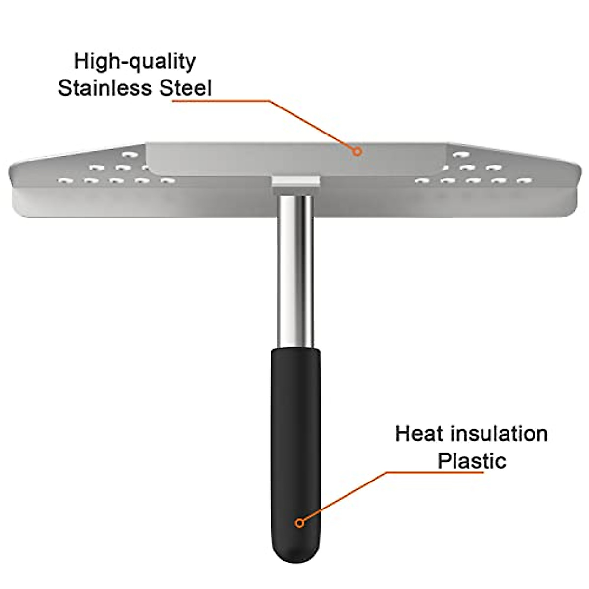 Pizza Ovens Door for Ooni Koda 12 Gas Pizza Oven, Heavy Duty Outdoor Pizza Oven Wind Guard with Handle & Ventilation Holes, BBQ Grill Accessories for Roast Meat, Fish or Steak