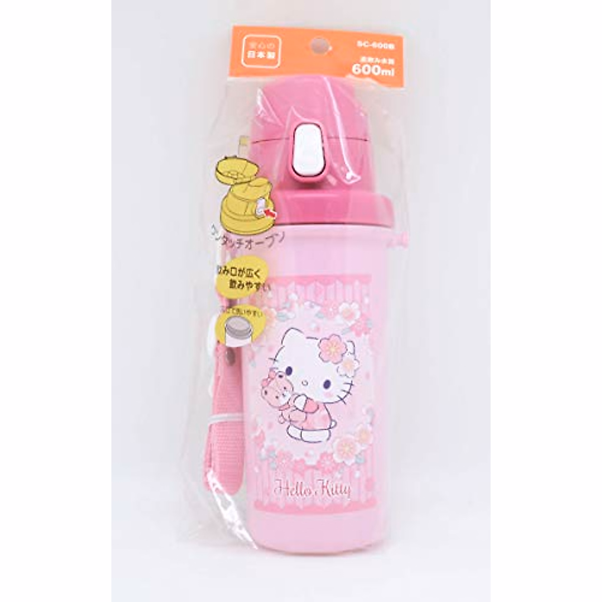OSK SC-600B Hello Kitty Sakura Direct Drinking Water Bottle