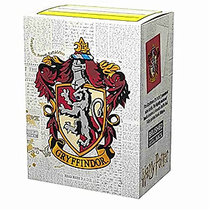 Card Game Dragon Shield Brushed Classic Art Harry Potter Series Gryffindor Standard Size 100 ct Card Sleeves Individual Pack
