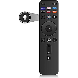 Voice Remote for Vizio Smart TV, XRT260 Remote Replacement for All Vizio LED LCD HD 4K UHD HDR Smart TVs with Shortcut Keys HBO Max, Netflix, Prime Video, Pluto, iHeart Radio, Crackle, Watchfree