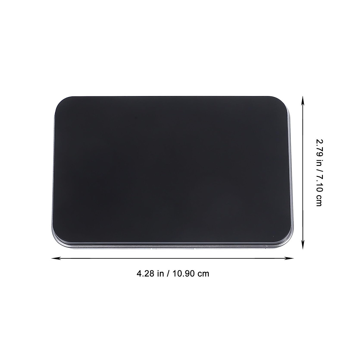 minkissy Empty Eyeshadow Palette Magnetic Makeup Palette with Mirror Refillable Eyeshadow Palette Empty Eyeshadow Pans for Eyeshadow Lipstick Blush Powder, 2Pcs