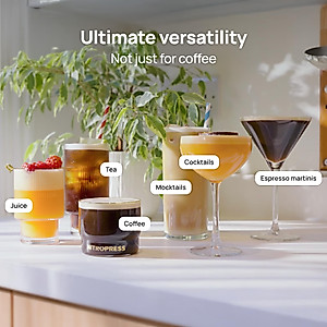 Hatfields London, NitroPress Nitro Cold Brew Maker and Dispenser | Nitro Cold Brew Coffee Maker Gift Set with 40 Nitro Chargers, for At-Home Nitro Coffee