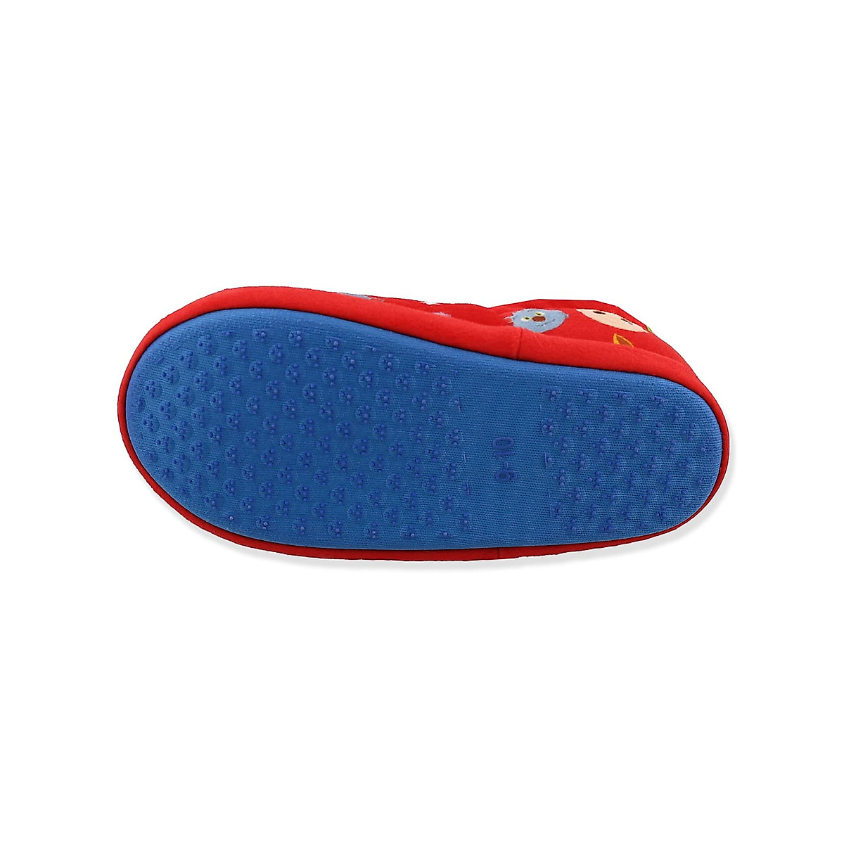 CoComelon Toddler and Kids Plush Aline Slippers (9-10 M US Toddler, Red)