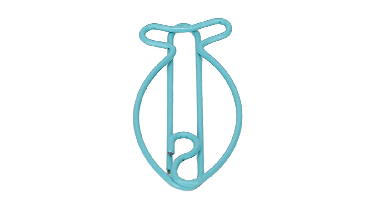 Fish-Shaped Metal Paper Clips for Office and School - Durable & Stylish