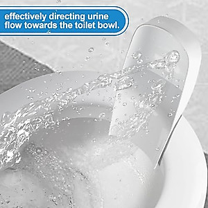Toilet Splash Guard for Directs Urine Home Care Disability Elevated and Boys Potty Training,Diversion Pee Guard,Portable Restroom Pee Guard for Toilet Seat Adult Men,Prevent Urine Splashing (1 Pack)