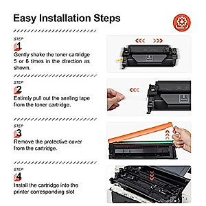 v4ink 2PK Compatible 26A Toner Cartridge Replacement for HP 26A CF226A Toner Cartridge Black Ink for HP Pro M402n M402dn M402dne M402dw MFP M426fdw M426fdn M426dw M402 M426 Printer New Version