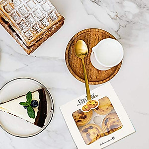 BESTOYARD 25pcs Egg Tart Window Boxes Cupcake Boxes with Inserts Macaron Display Container Chocolate Mini Cookies Packaging Boxes for Baking Muffin Carriers with Clear Window 4 Grid