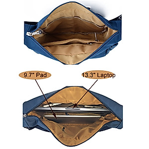 Fabuxry Purses and Shoulder Handbags for Women Crossbody Bag Messenger Bags (Large-Purple)