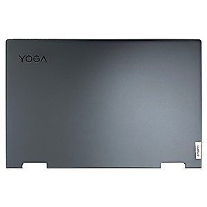 LTPRPTS Replacement Laptop LCD Back Cover Top Case Rear Lid for Lenovo Yoga 7-14ITL5 82BH 7-14ACN6 5CB1A08845 Gray