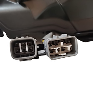 EnSyuSuMa 2014 2015 2016Lexus IS250 IS350 Headlight Assembly Right Passenger Side Headlights Black Housing LED Headlamp (Passenger side headlight)