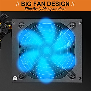 2000W Mining Power Supply for 8 GPU, PSU Power Supply for ETH Rig Ethereum Miner, 100V-270V PSU with Adapter Cable