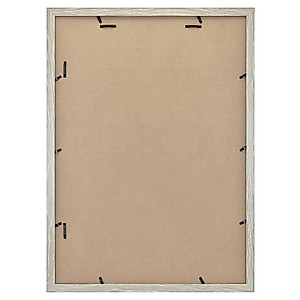 MCS Studio Gallery 20 x 28 Poster Frame Gray Woodgrain, Vertical & Horizontal Wall Hanging Large Picture Frame for Photos, Posters & Art Prints (2-Pack)