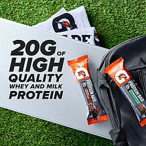 Gatorade Whey Protein Bars, Variety Pack, 2.8 oz bars , 18 Count (Pack of 1)