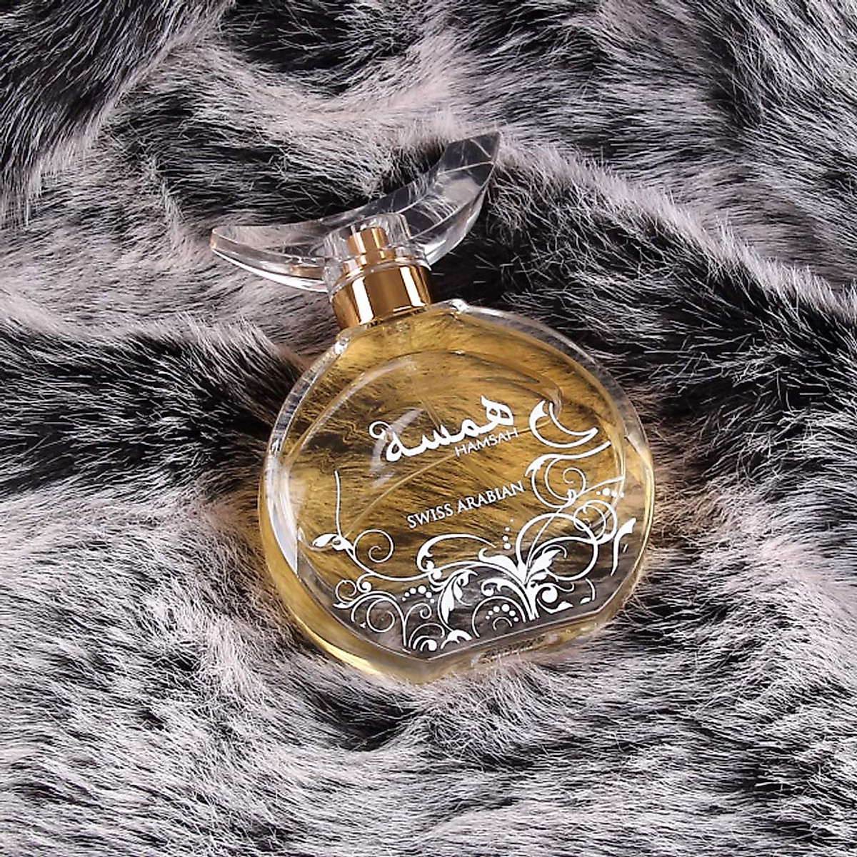 HAMSAH, Eau de Perfume for Women 80mL | Honeyed, Floral Fragrance with Sultry Orange Blossom Flower, Jasmine, Rose, Vetiver, Patchouli, Cedarwood | by Artisan Swiss Arabian | Designer Parfum EDP Spray