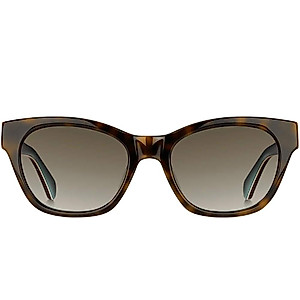 Kate Spade New York Women's Jerri/S Cat Eye Sunglasses, Havana Blue/Brown Gradient, 50mm, 18mm