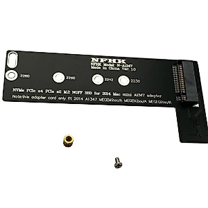 BestParts M.2 NGFF M-Key NVME SSD Convertor Card Replacement for Mac Mini Late 2014 A1347 MEGEN2 MEGEM2 MEGEQ2
