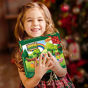 SURCVIO Christmas Advent Calendar 2024 for Kids, 24 Days of Mochi Squishy Assorted Animal Toys Countdown Calendar, Xmas Stocking Stuffers Gifts for Boys Girls Christmas Party Favor