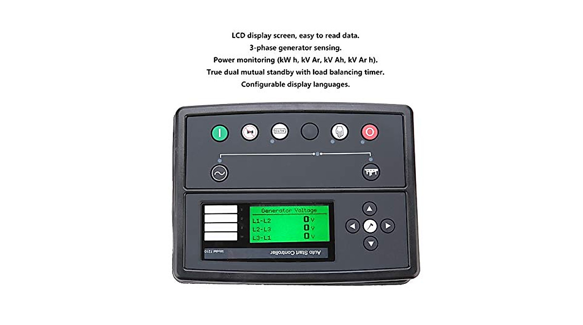 Generator Controller DSE7210 with LCD Display for 3-Phase Generators