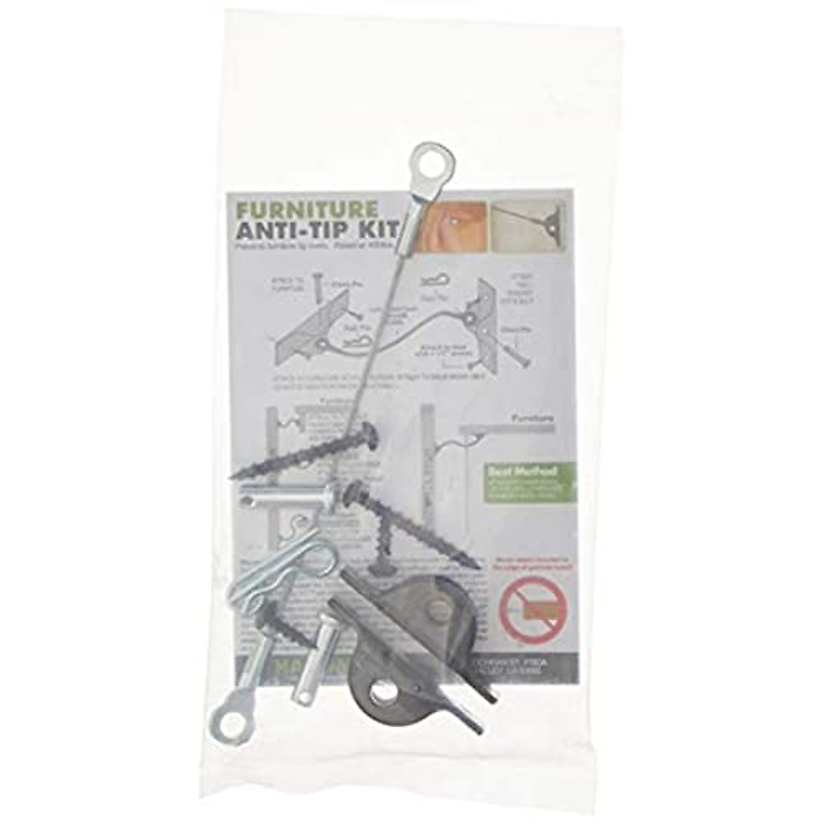 HANGMAN Products TK400-4 Furniture Anti-Tip Kit