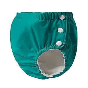Durio Reusable Swim Diapers Washable Baby Swim Diaper Unisex Infant Toddler Swimming Diapers B Green & Blue 2-3T