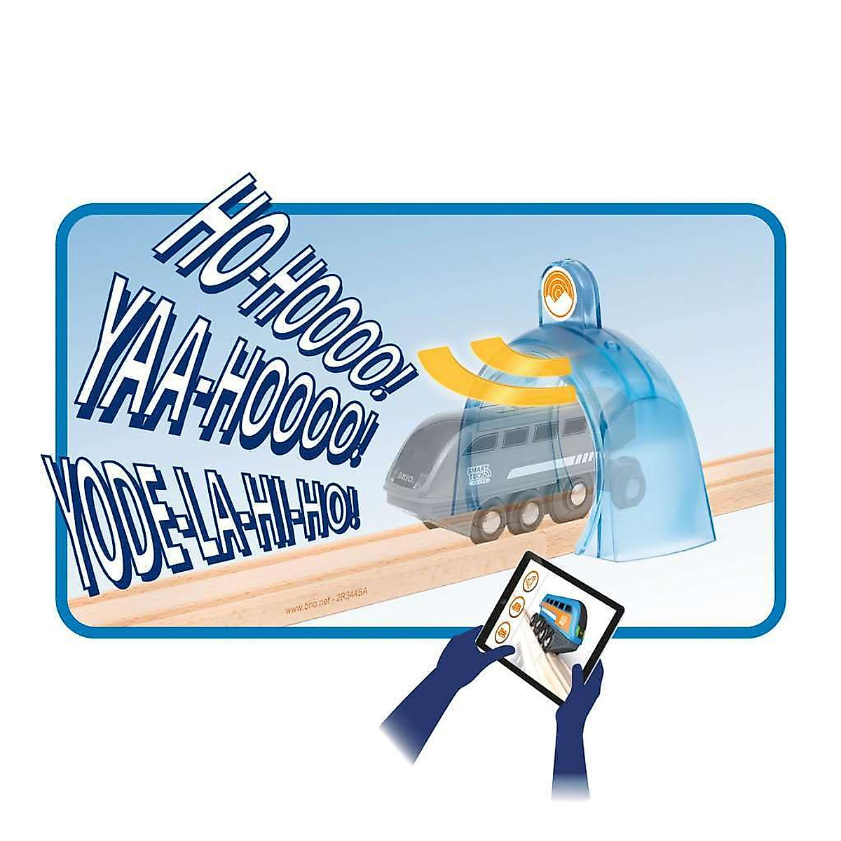 BRIO Smart Tech Sound Waterfall Tunnel - Interactive Train Set Accessory | Enhances Motor Skills | Child-Safe | FSC-Certified Wood Material