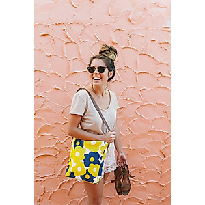 MAIKA Recycled Canvas Crossbody Bag, Hana, Blue